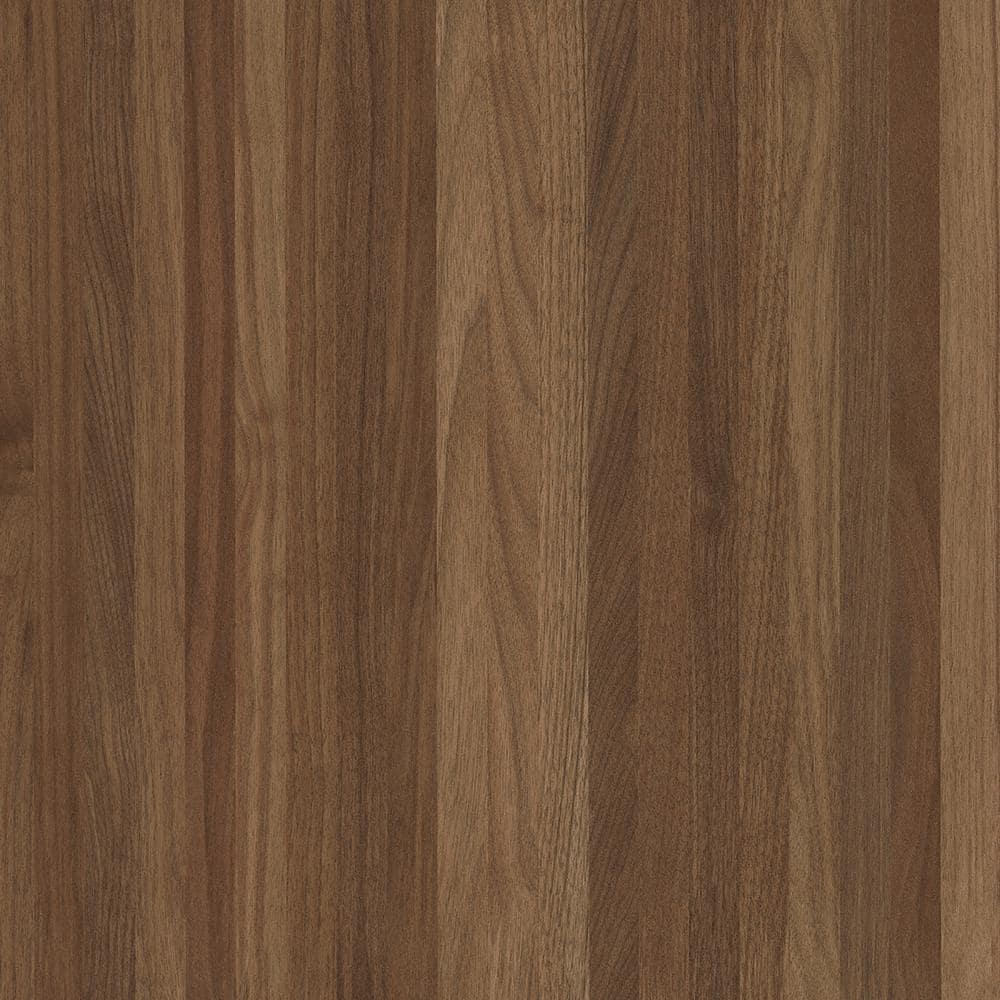 FORMICA 5 ft. x 12 ft. Laminate Sheet in Walnut Butcherblock with Matte ...