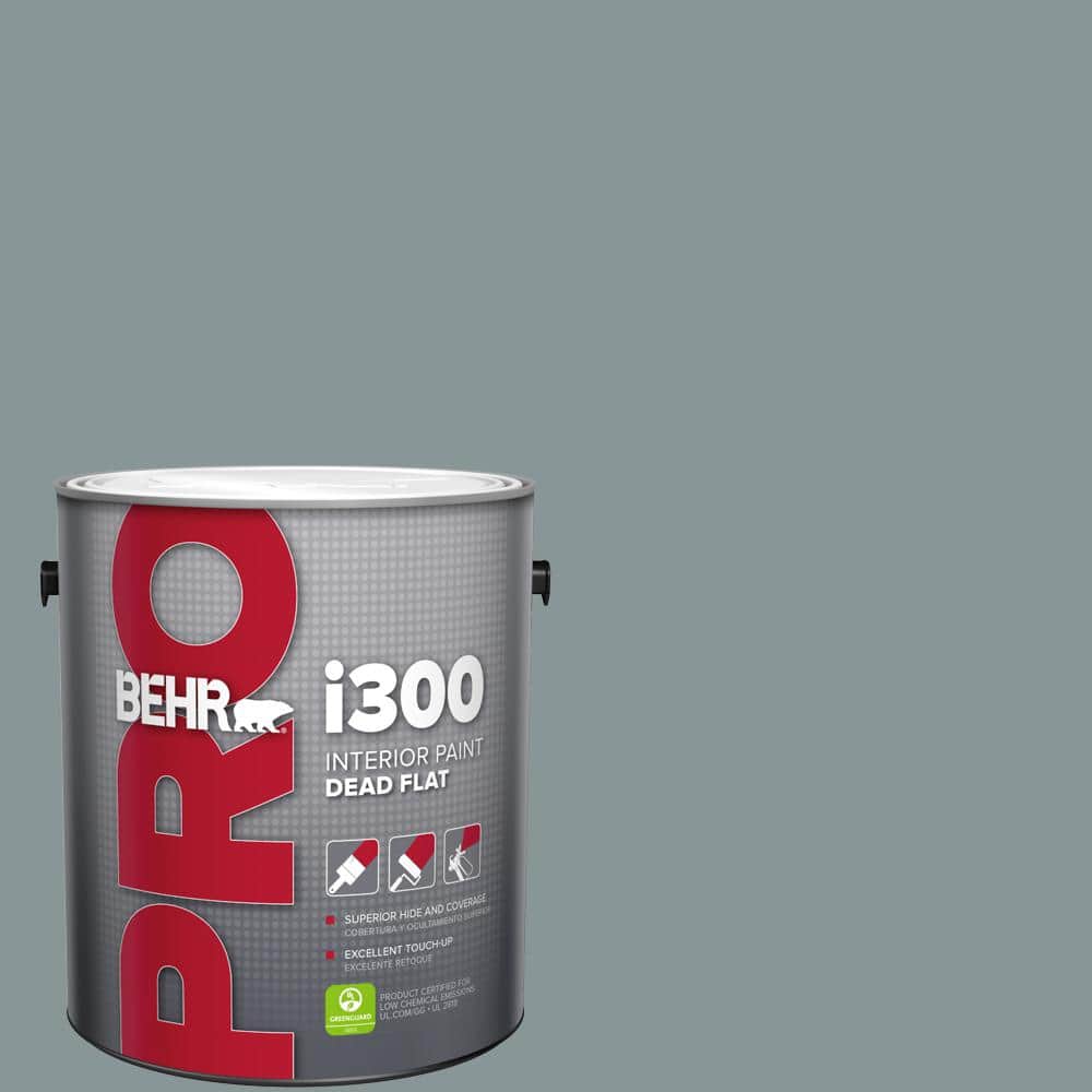 BEHR PRO 1 gal. #PPU12-15 Atmospheric Dead Flat Interior Paint PR31301 ...
