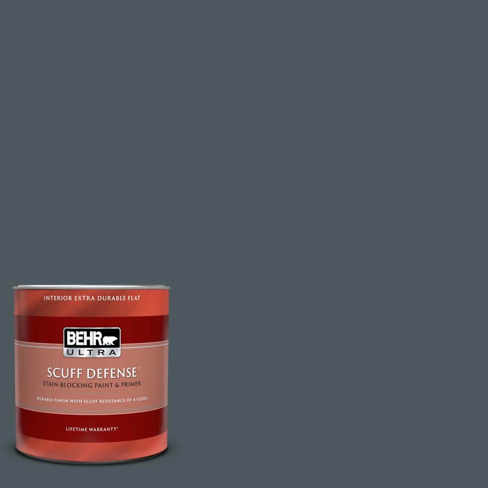 BEHR ULTRA 1 qt. #N470-7 Submarine Gray Extra Durable Flat Interior ... BEHR ULTRA 1 qt. #N470-7 Submarine Gray Extra Durable Flat Interior ...