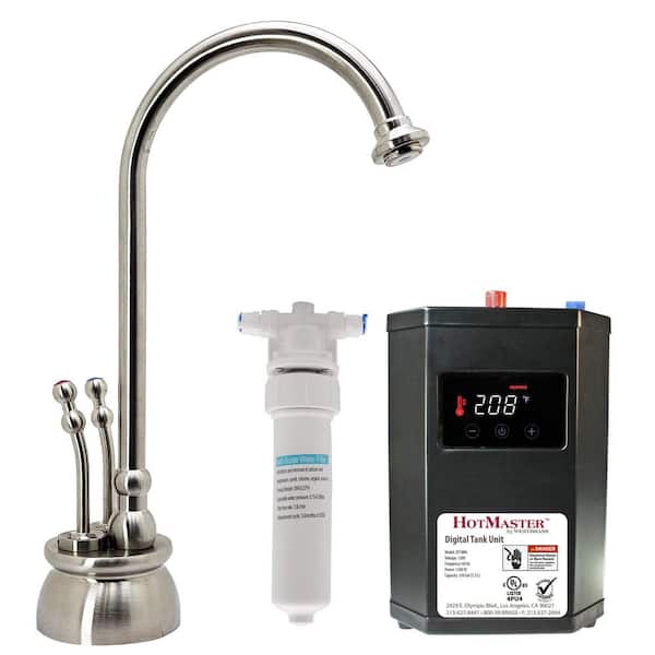 Westbrass 9-1/4 in. Develosah 2-Handle Hot and Cold Water Dispenser ...