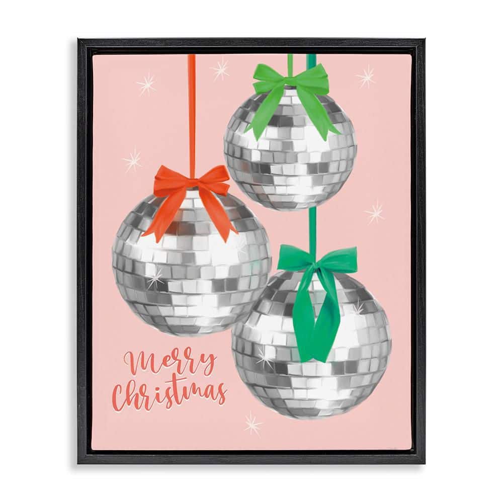Stupell Industries Merry Christmas Disco Balls by House Fenway 1-Piece ...