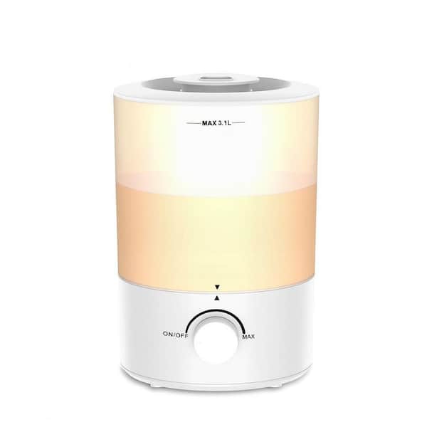 Bell + Howell 1 Gal. Capacity Ultrasonic Color Changing Humidifier with ...