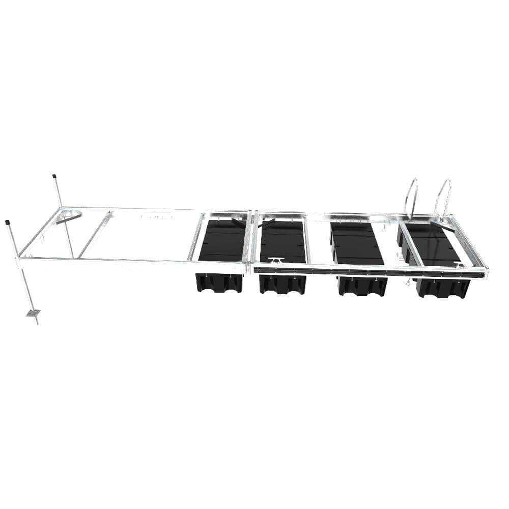 Multinautic QPF-495,5 ft. x 10 ft. 2 Sections I Shape Floating Dock, 12 ...