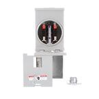 Square D Homeline 100 Amp 16-Space 24-Circuit Outdoor Ring-Type ...