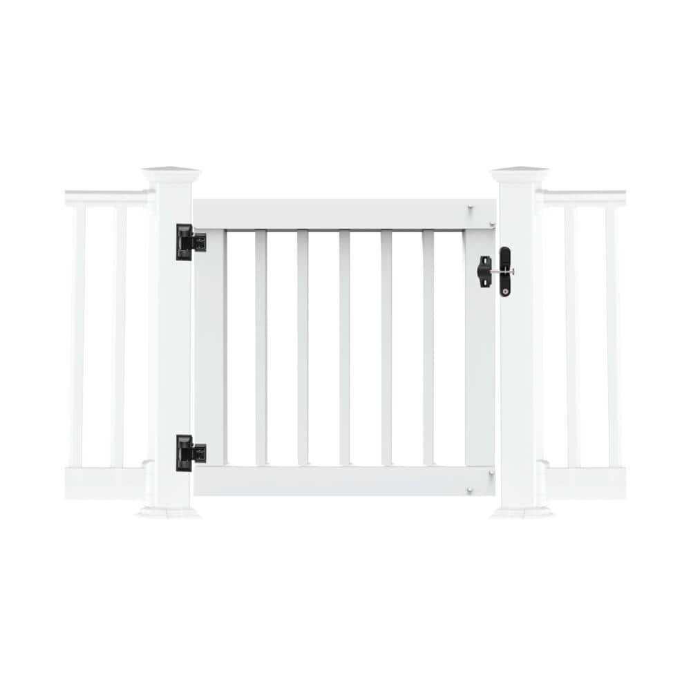 RDI Standard Width White Gate Kit - 36 in. H 73018135 - The Home Depot