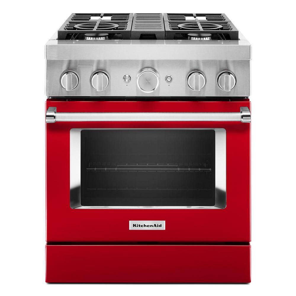 Reviews for KitchenAid 30 in. 4.1 cu. ft. Dual Fuel Freestanding Smart ...