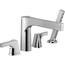 Delta Zura Single-Handle Wall Mount Bathroom Faucet Trim Kit in Chrome ...
