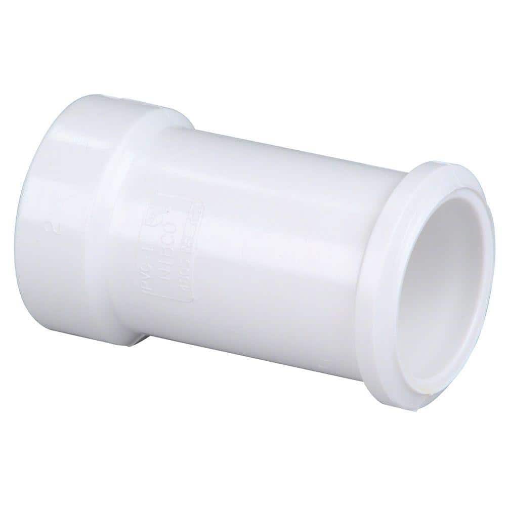 NIBCO 2 in. PVC DWV Hub x Spigot Soil Pipe Adapter C4805HD2 - The Home ...