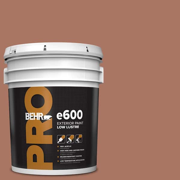 BEHR PRO 5 gal. #MQ1-60 Sienna Low Luster Exterior Paint PR62305 - The ...