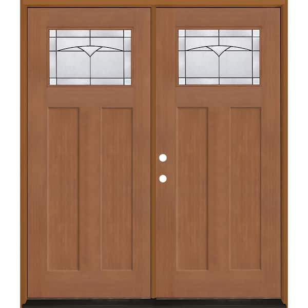 Steves & Sons Regency 72 in. x 80 in. 1/4 TopL Horizon Glass RHIS ...