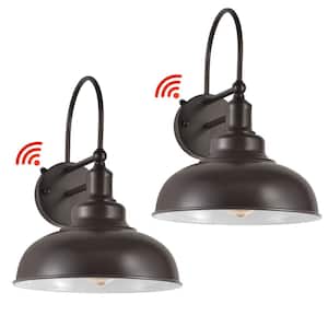 GMGSROM Black and Gold Motion Sensing Dusk to Dawn Farmhouse Outdoor ...