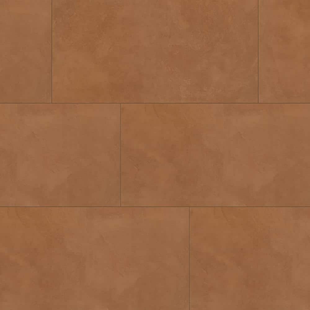 Daltile Indoterra Brick 24 in. x 48 in. Matte Porcelain Concrete Look ...