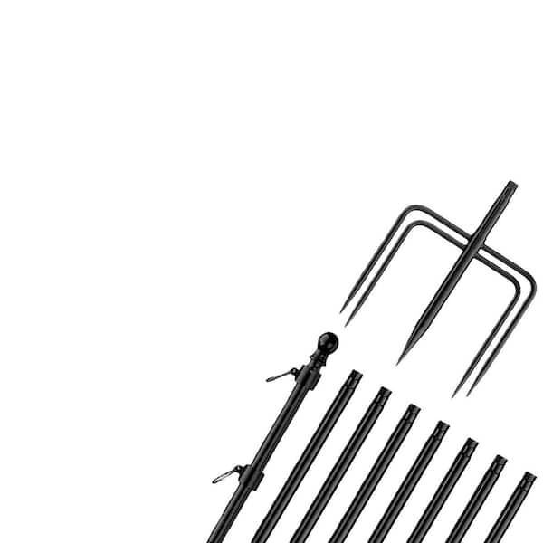 Have a question about OGETFUUR 10 ft. Metal Flagpole in Ground, Heavy ...