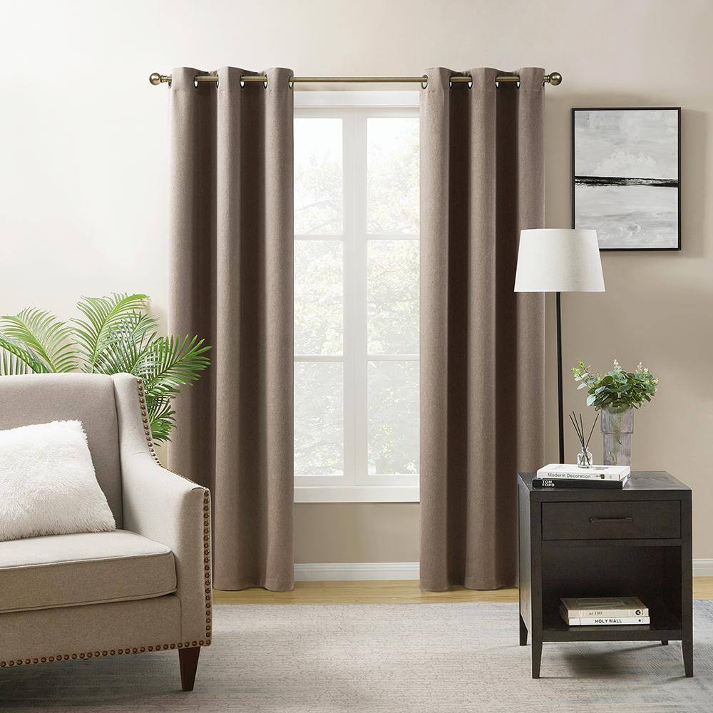 LiGHTSOUT with EnerShield Technology Chelsea Natural Polyester 38 in. W ...