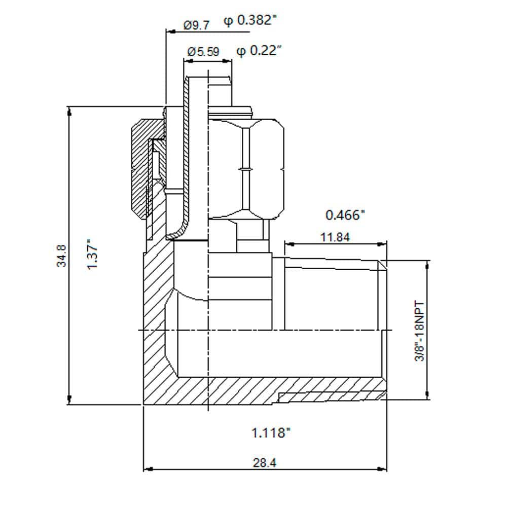 3/8 in. OD Compression x 3/8 in. MIP 90-Degree Brass Elbow Adapter Fitting 3291314182996 | eBay