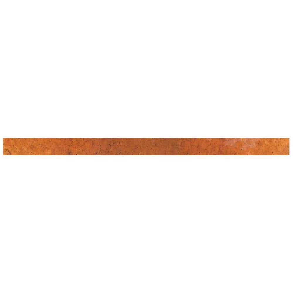 Apollo Tile Antiek Red 1 x 8 Glossy Ceramic Pencil Tile Trims (0.7 sq ...