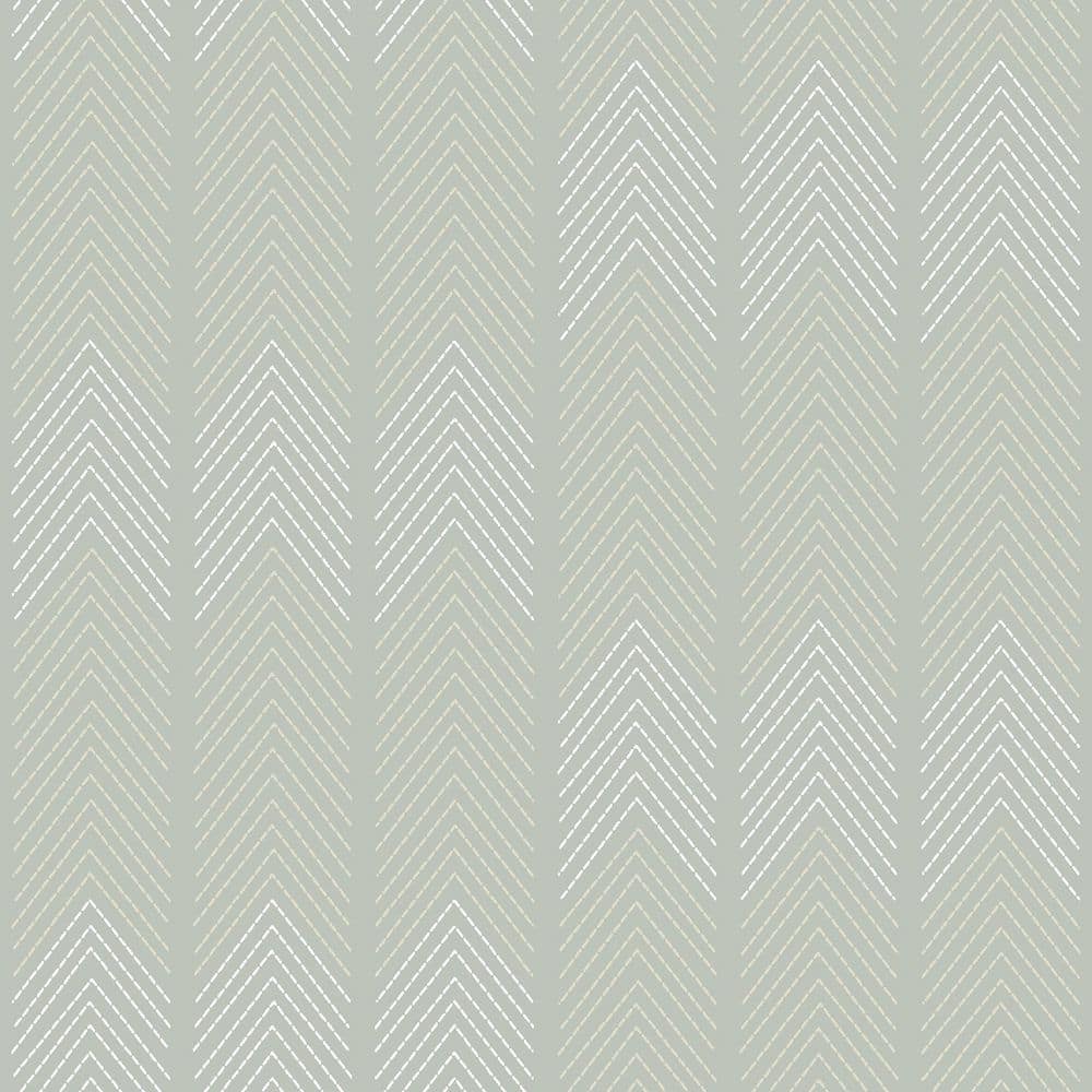 A-Street Prints Nyle Light Grey Chevron Stripes Wallpaper Sample 4066 ...