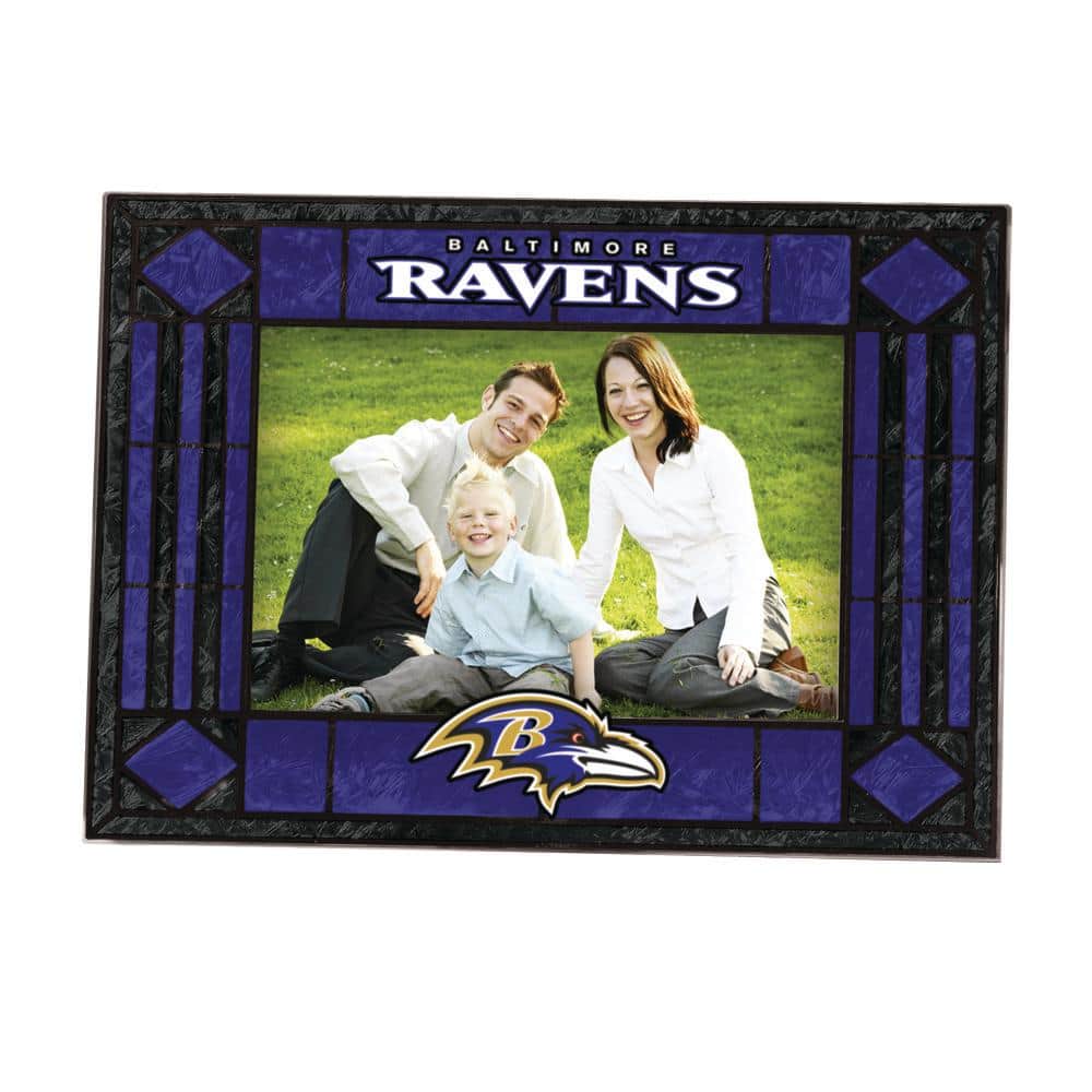 The Memory Company NFL - 4 in. x 6 in. Ravens Gloss Multi Color ...