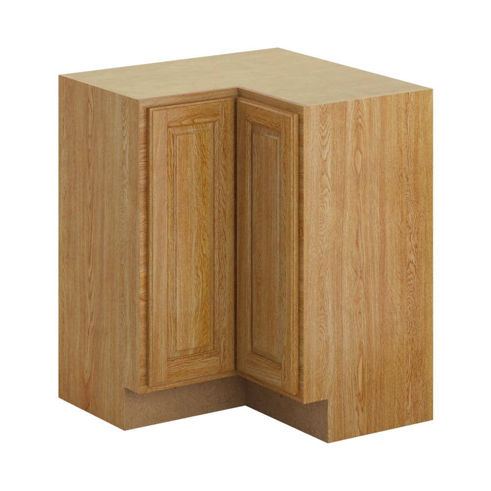 Hampton Bay Madison Assembled 28.5x34.5x28.5 in. Corner Base Cabinet in ...