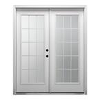 MMI Door 64 in. x 80 in. Internal Grilles Left-Hand Inswing Full Lite ...