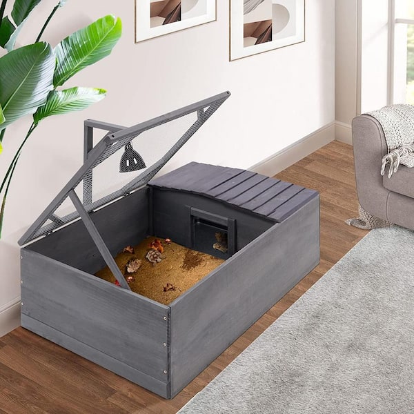 FUFU&GAGA Small Animal Cages House Habitat, with Support Frame, Trays ...