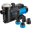 VIVOHOME 2.0 HP 7140 GPH Self Primming Swimming Pool Pump with Timer ...