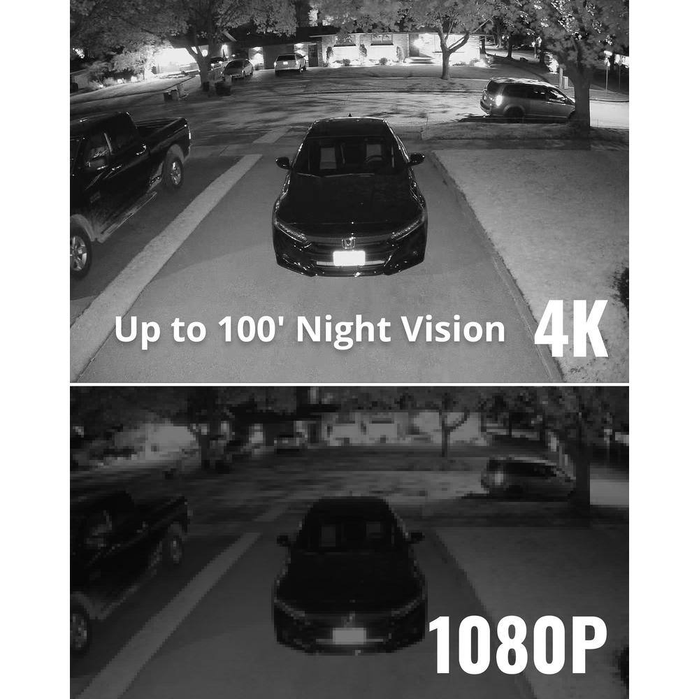 Buy Vision Ultra HD 4K (8MP) 4 Channel 1TB DVR Wired Security Camera ...