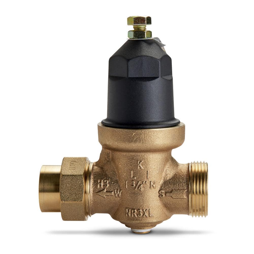 Zurn 3/4 in. Brass Pressure Reducing Valve with 2 Z-Press Press-Fit ...