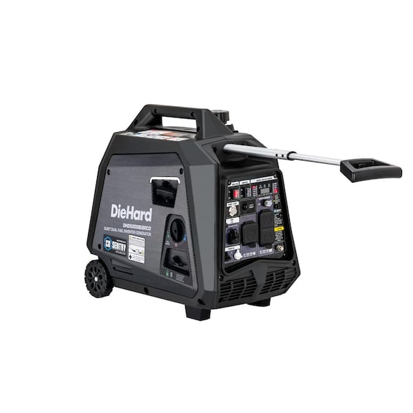 Pulsar 5,000 Watt DUAL-FUEL Propane or Gas INVERTER GENERATOR WITH ONE ...