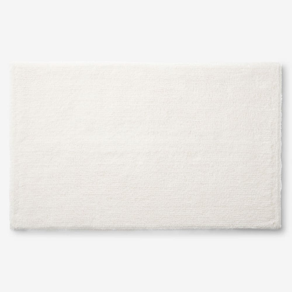 The Company Store Company Cotton Plush Spa Solid 24 in. x 40 in. Cream ...