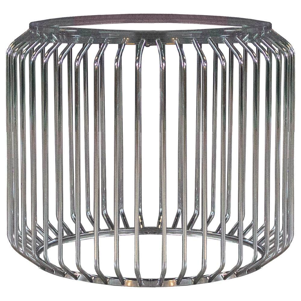 Coaster Veena Chrome Dining Table-Base Only 193430 - The Home Depot