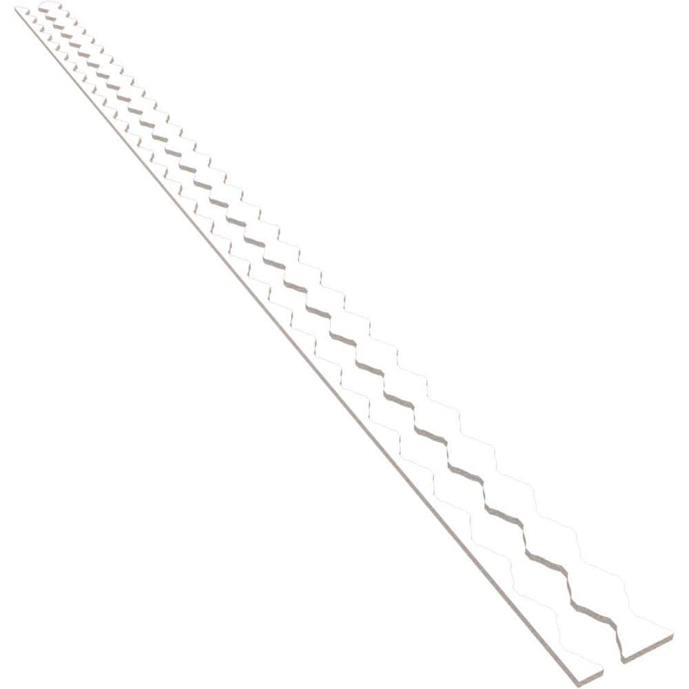 Ekena Millwork Sheyenne 94 in. H x 0.375 in. W Slatwall Panels in PVC ...