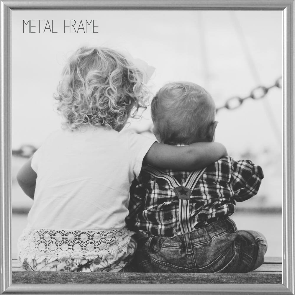 Timeless Frames 12 in. x 12 in. Metal Silver 62036 - The Home Depot