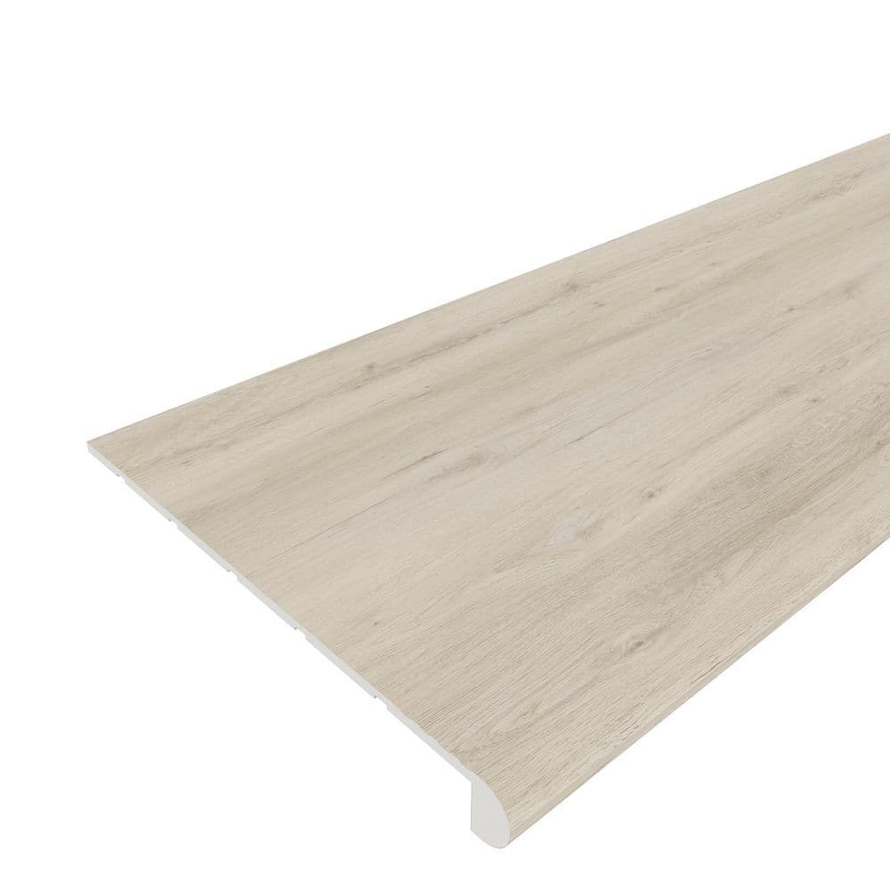 NewTechWood Everlux Premium Flooring Teresa Wheat Brown 1 in. T x 11.81 ...
