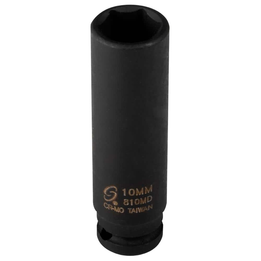 SUNEX TOOLS 10 mm 1/4 in. Drive 6-Point Deep Socket SUN810MD - The Home ...