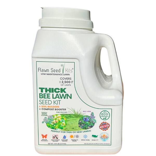 Flawn Seed Kits Tricolor Clover Flower Lawn Seed Kit, Easy Spread ...