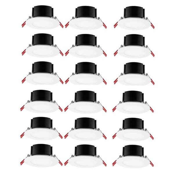 Commercial Electric Box on Top Integrated LED 4 in Round Canless ...