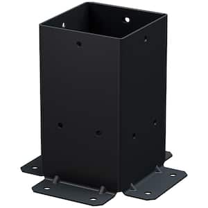 Outdoor Accents Sunshade Post Base, Corner Connector and Wood Post Kit ...