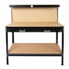 48 in. Steel Workbench Tool Storage Work Bench Workshop Tools Table W ...
