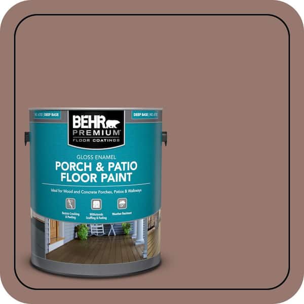 BEHR PREMIUM 1 gal. #N160-5 Chocolate Delight Gloss Enamel Interior ...