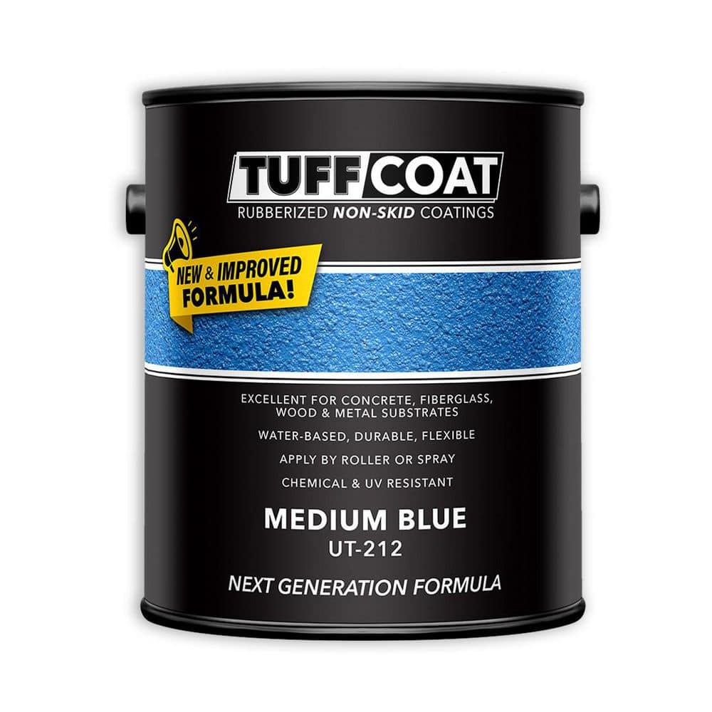 TUFF COAT UT-212 1-Gl Medium Blue Interior/Exterior, Concrete/Wood ...