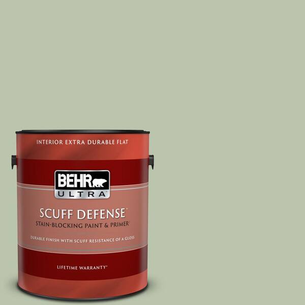 BEHR ULTRA 1 gal. #PPU11-10 Whitewater Bay Extra Durable Flat Interior ...