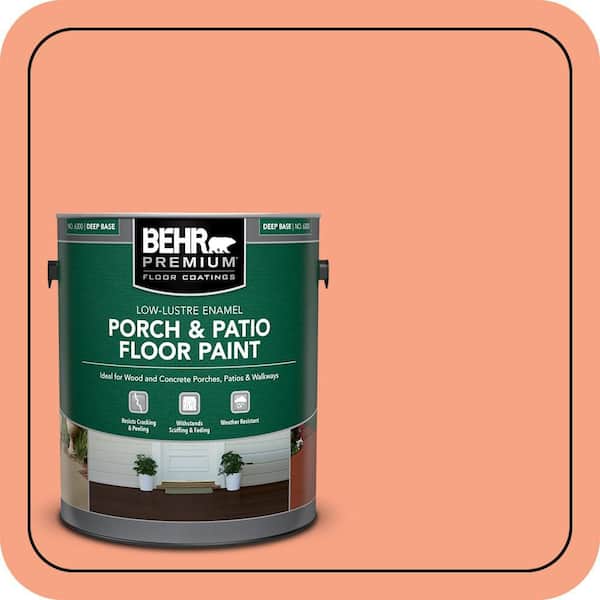 BEHR PREMIUM 1 gal. #P190-4 Siren Low-Lustre Enamel Interior/Exterior ...