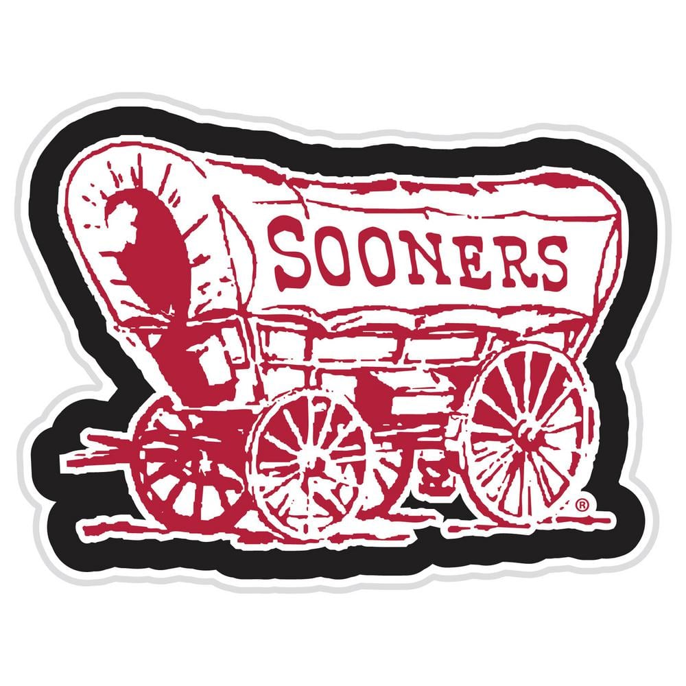 Evergreen 23 in. x 23 in. University of Oklahoma White College Mascot ...