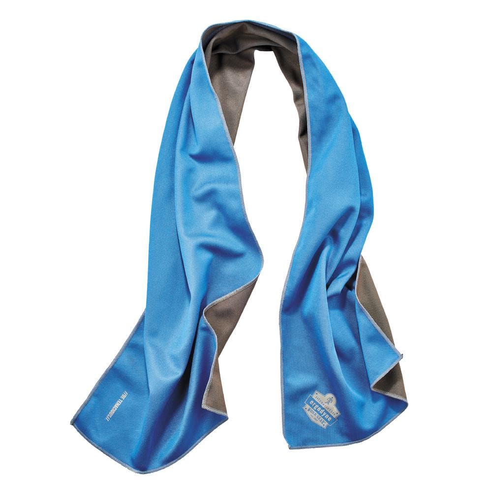 Ergodyne Chill-Its Blue Evaporative Cooling Towel - Microfiber 6602MF ...