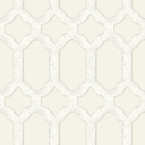 Chesapeake Chervil Light Grey Pre-Pasted Non-Woven Wallpaper 4134-72544 ...