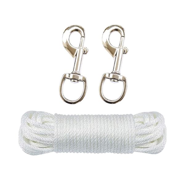 Misopily Flagpole Series 3.5 in. Adjustable Polyester Flagpole Halyard ...