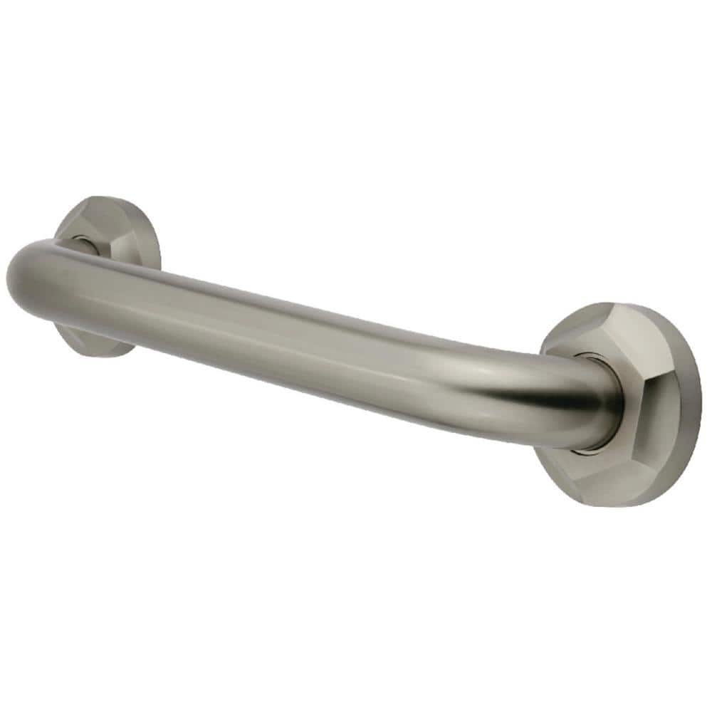 Kingston Brass Metropolitan 30 in. x 1-1/4 in. Grab Bar in Brushed ...
