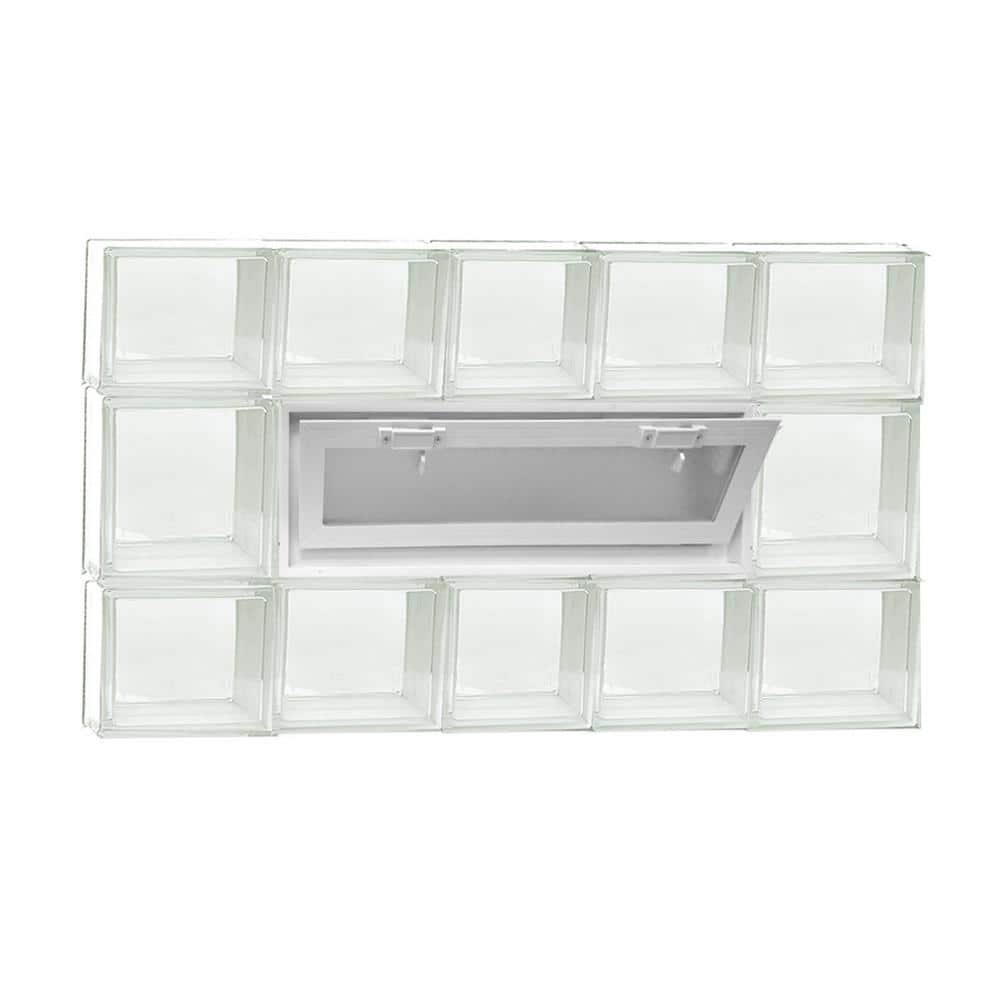 Clearly Secure 36.75 in. x 19.25 in. x 3.125 in. Frameless Vented Clear ...