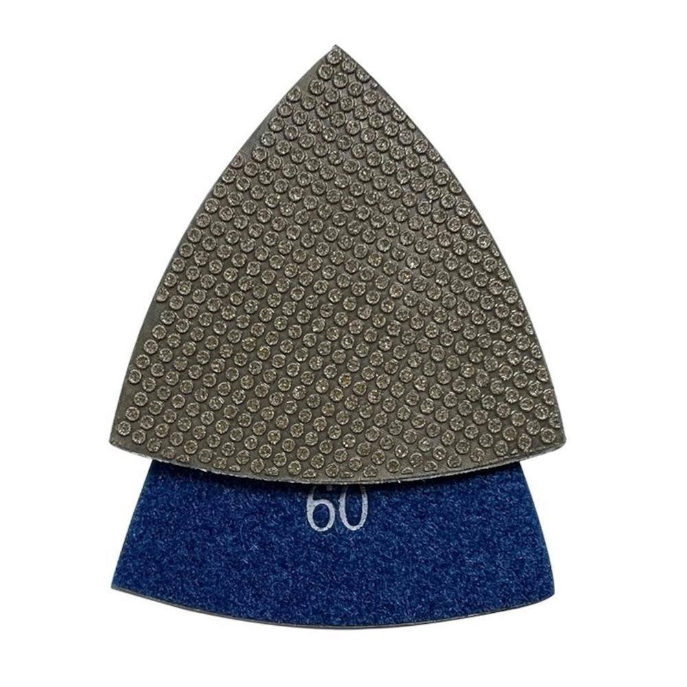 EDiamondTools 3 in. Triangular Grinding Pads for Oscillating Multi ...